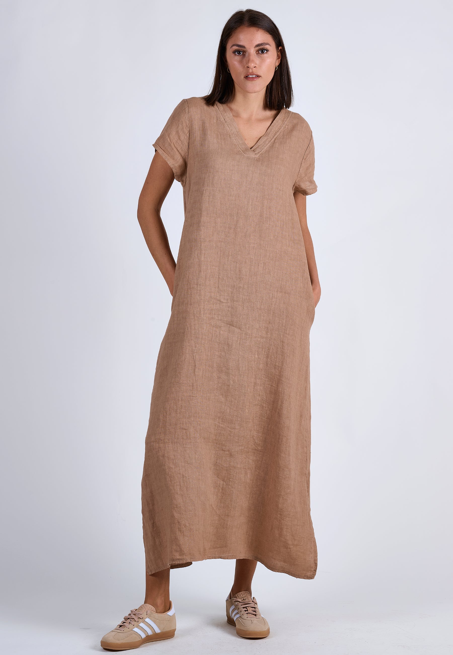 LINEN FLOW DRESS